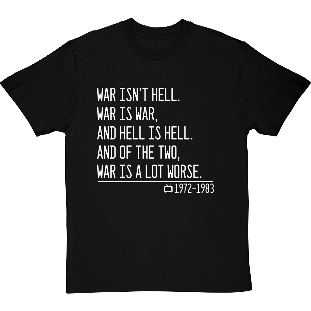 War is War, and Hell is Hell T-Shirt | RedMolotov