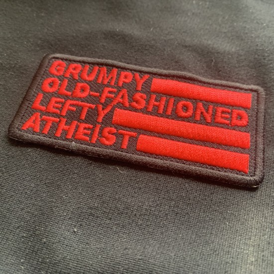 Grumpy Old-Fashioned Lefty Atheist Parka Jacket | RedMolotov